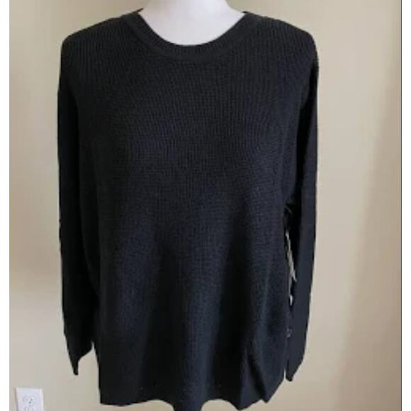1. State | Sweaters | State Waffle Knit Button Side Detail Sweater ...
